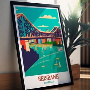Brisbane Print - Story Bridge Australia Print - Story Bridge Poster ...