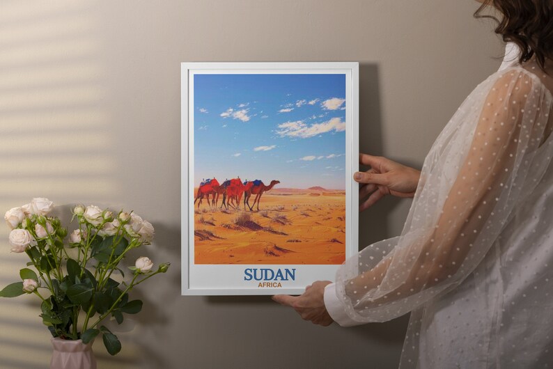 Sudan Artwork - Bayuda Desert Decor - Sudan Prints and Bayuda Desert ...