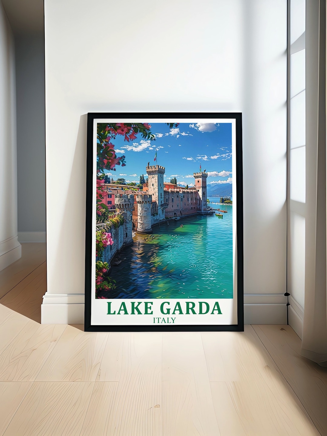 Lake Garda Print - Sirmione Print - Sirmione Poster - Lake Garda Poster ...