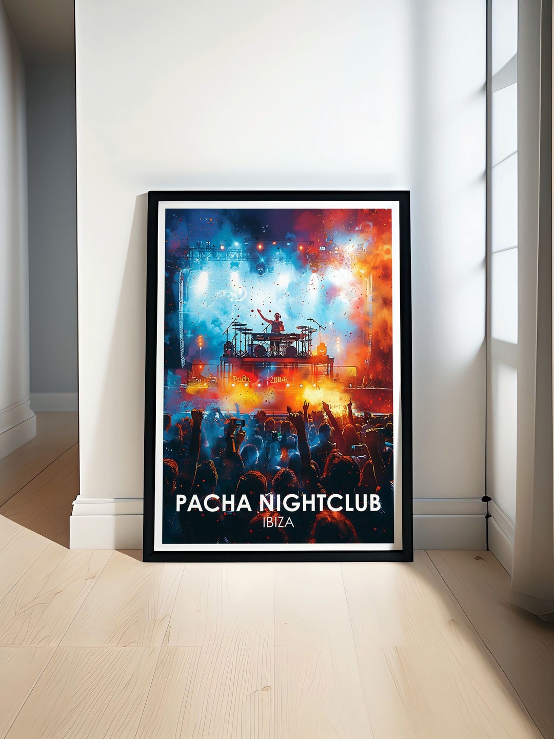 Pacha Nightclub Print Pacha Ibiza Vintage Poster Iconic Pacha Ibiza Poster Pacha Club Vintage ...