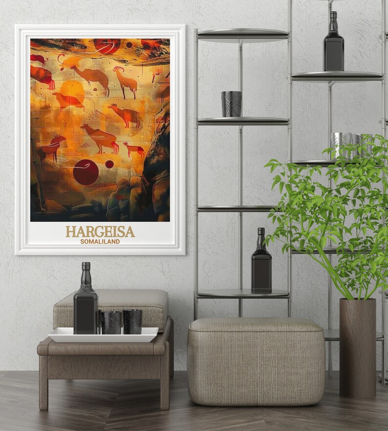 Hargeisa Somaliland Poster - Framed Laas Geel Rock Print - Laas Geel ...