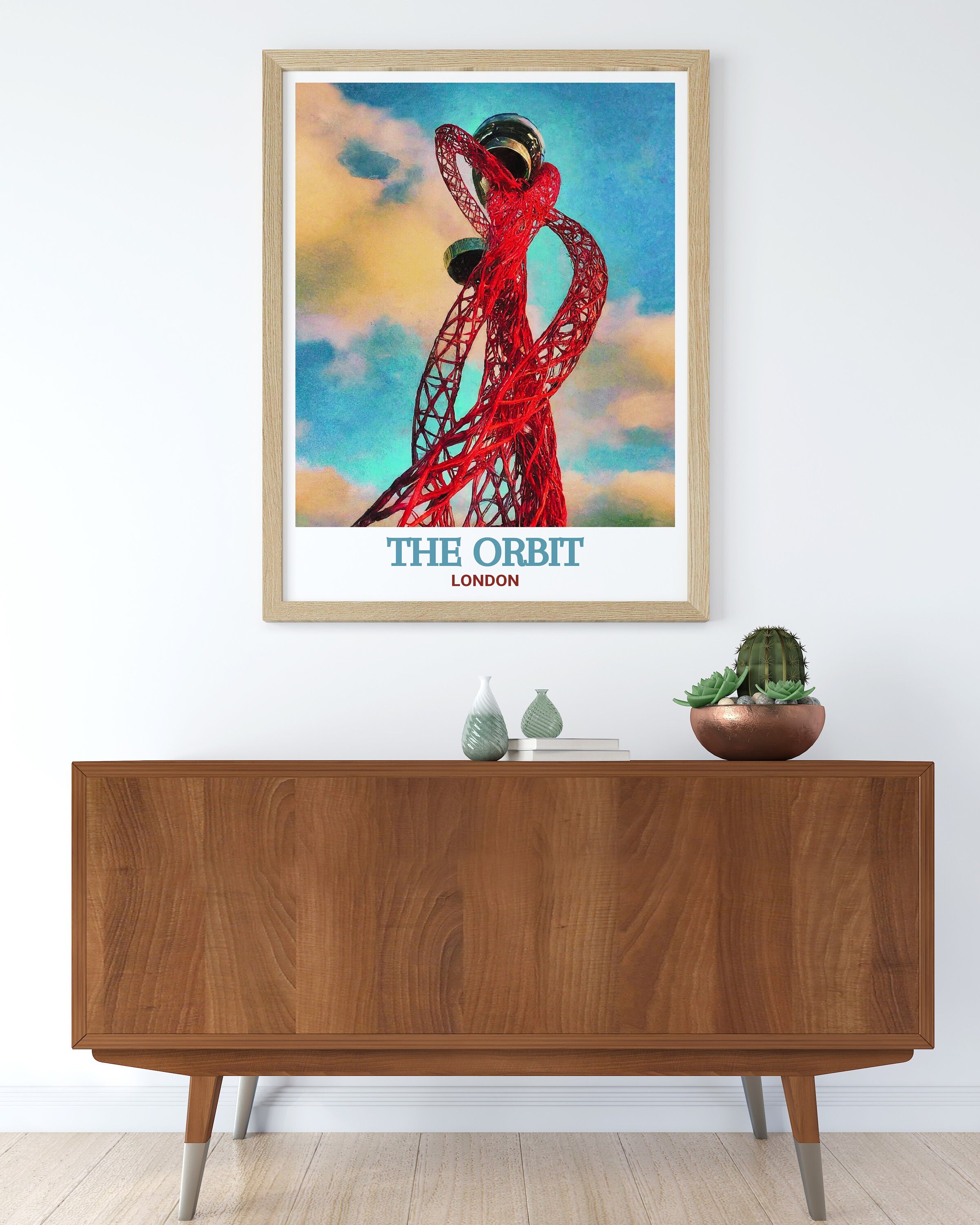 The Orbit Art Prints London Travel Art the Arcelormittal Orbit Posters ...