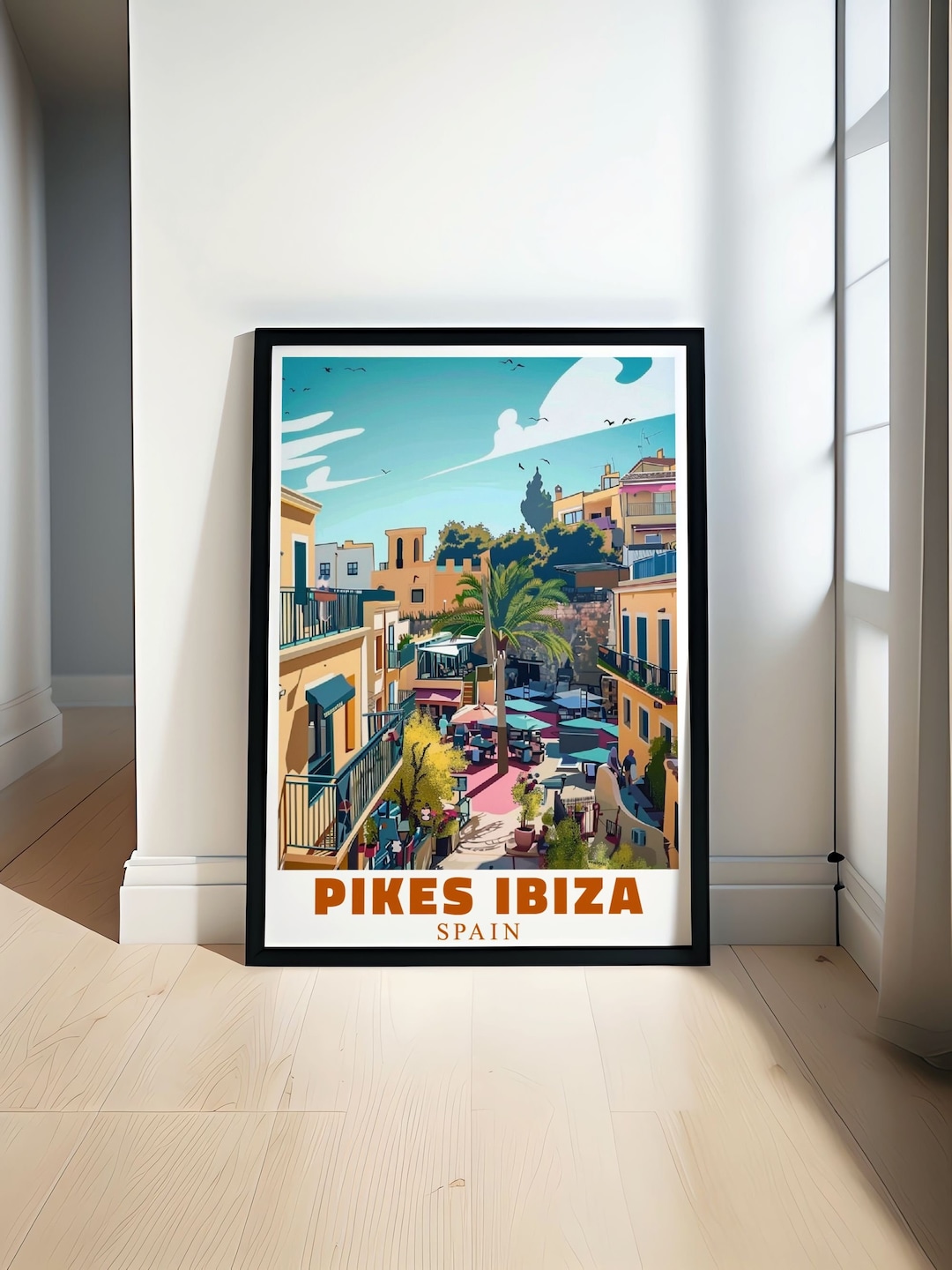 Pikes Ibiza Nightclub Print Outdoor Area Decor With Iconic Art Pikes ...
