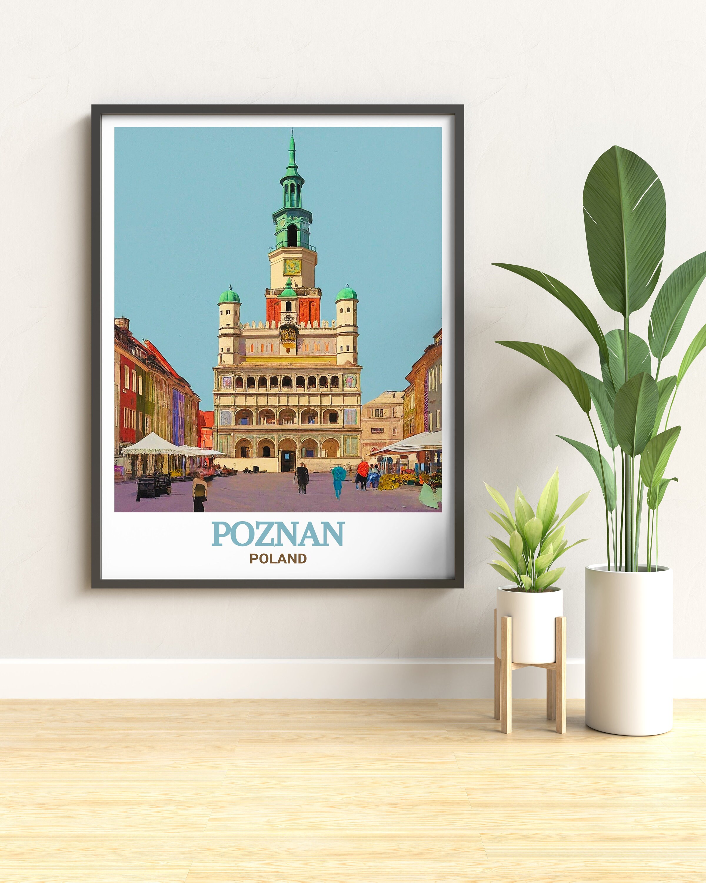 Poznan Wall Art - Poznań Town Hall Poster - Poznań Framed Print ...
