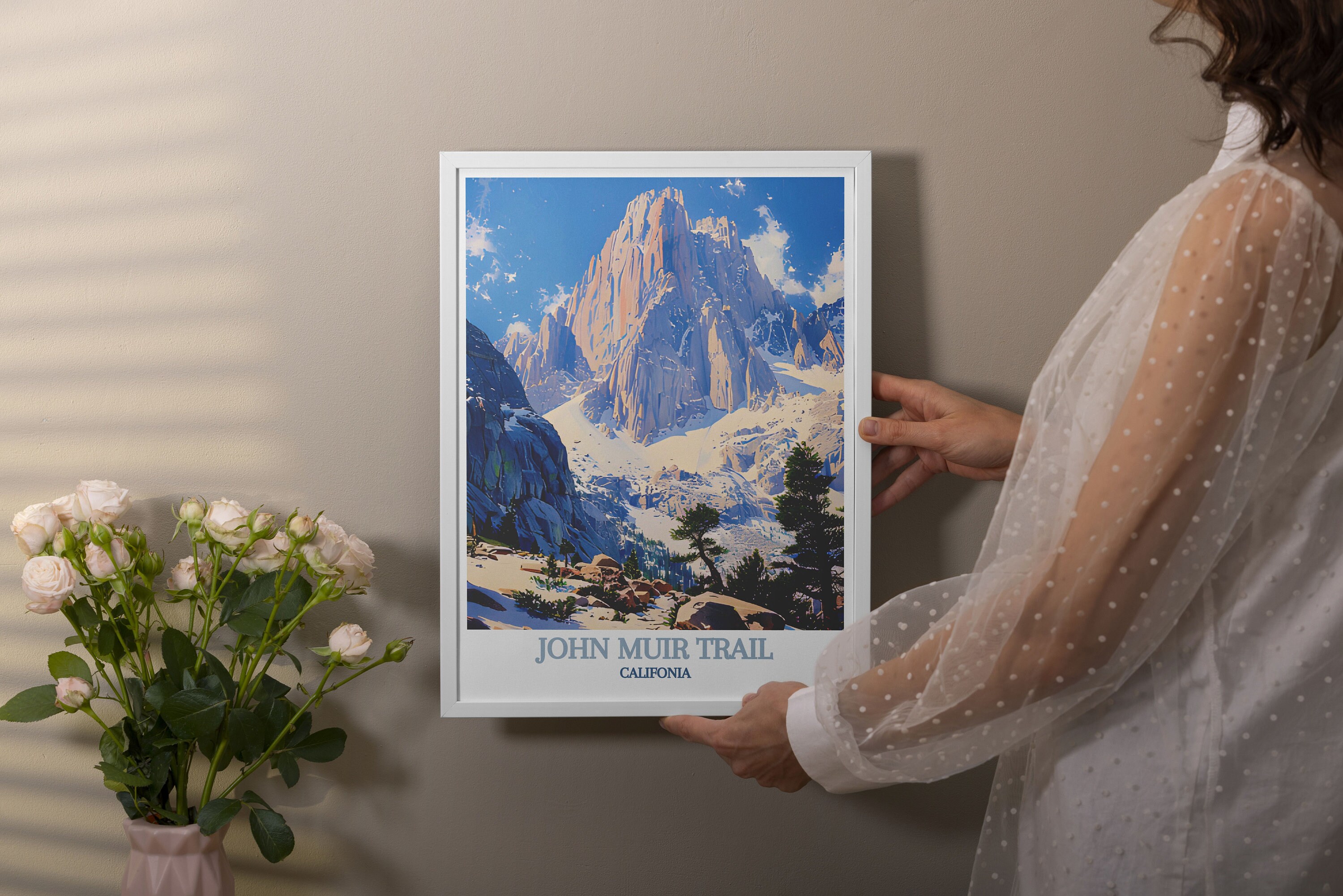 John Muir Trail Travel Posters - Mount Whitney Travel Wall Art - John ...