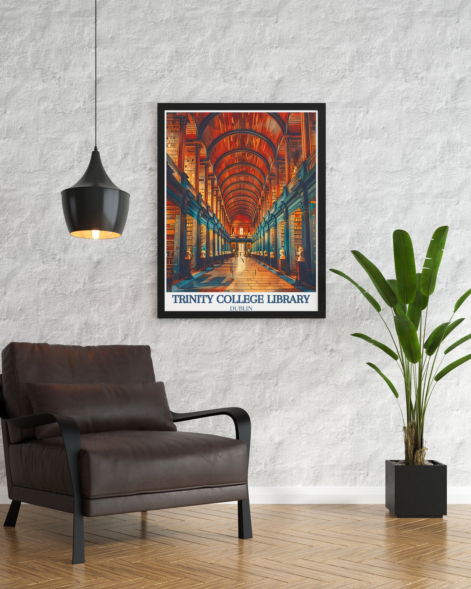 Trinity College Dublin Poster - Trinity Library Art - Old Library ...