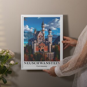 Neuschwanstein Castle Posters - Neuschwanstein Castle Art ...