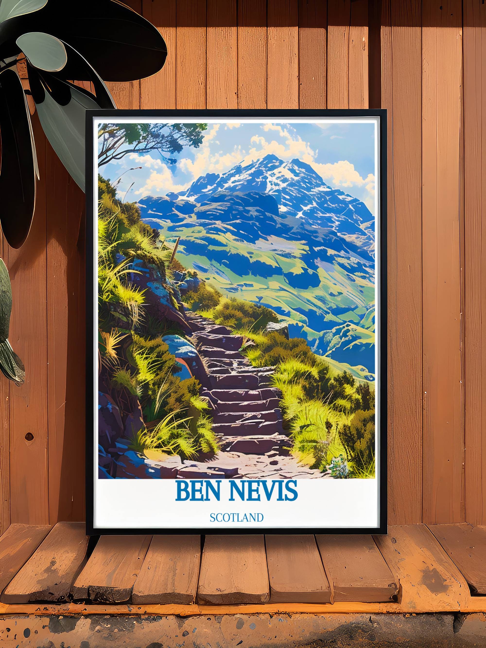 Ben Nevis Poster - Framed Ben Nevis Mountain Poster - Ben Nevis Print ...