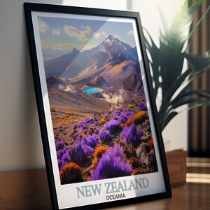 New Zealand Art Collection - Tongariro National Park Posters -new ...