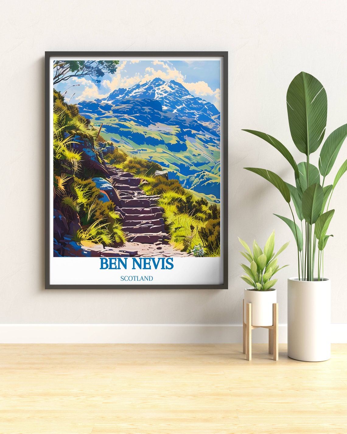Ben Nevis Poster - Framed Ben Nevis Mountain Poster - Ben Nevis Print ...