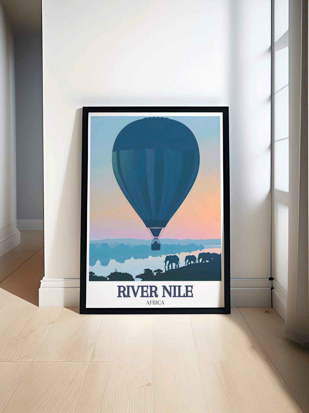 River Nile Travel Poster - Jinja Digital Travel Posters - White Nile ...
