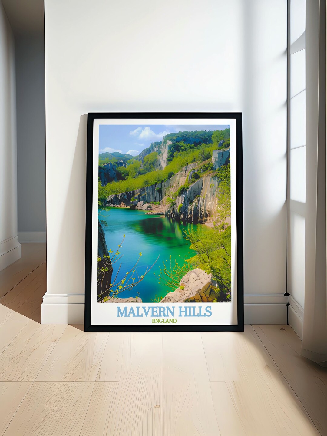 Malvern Wall Art - Gullet Quarry Iconic Poster - Beautiful English ...