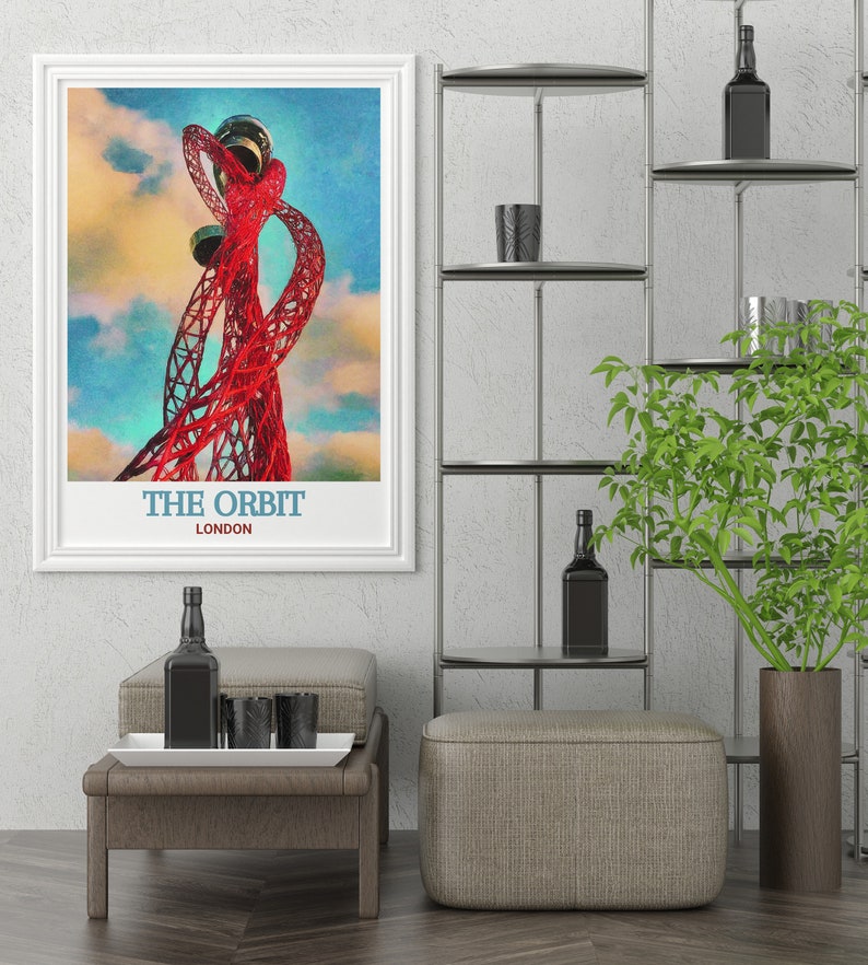 The Orbit Art Prints London Travel Art the Arcelormittal Orbit Posters ...