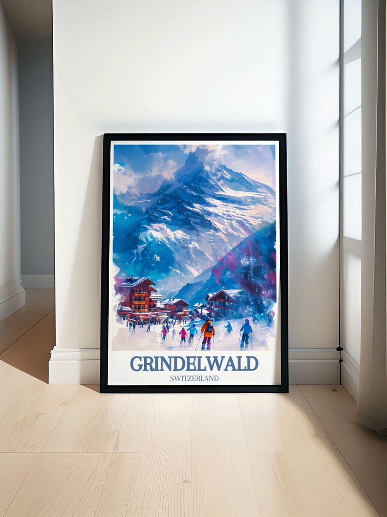 Grindelwald Posters - Swiss Alps Wall Art - Jungfrau Print ...
