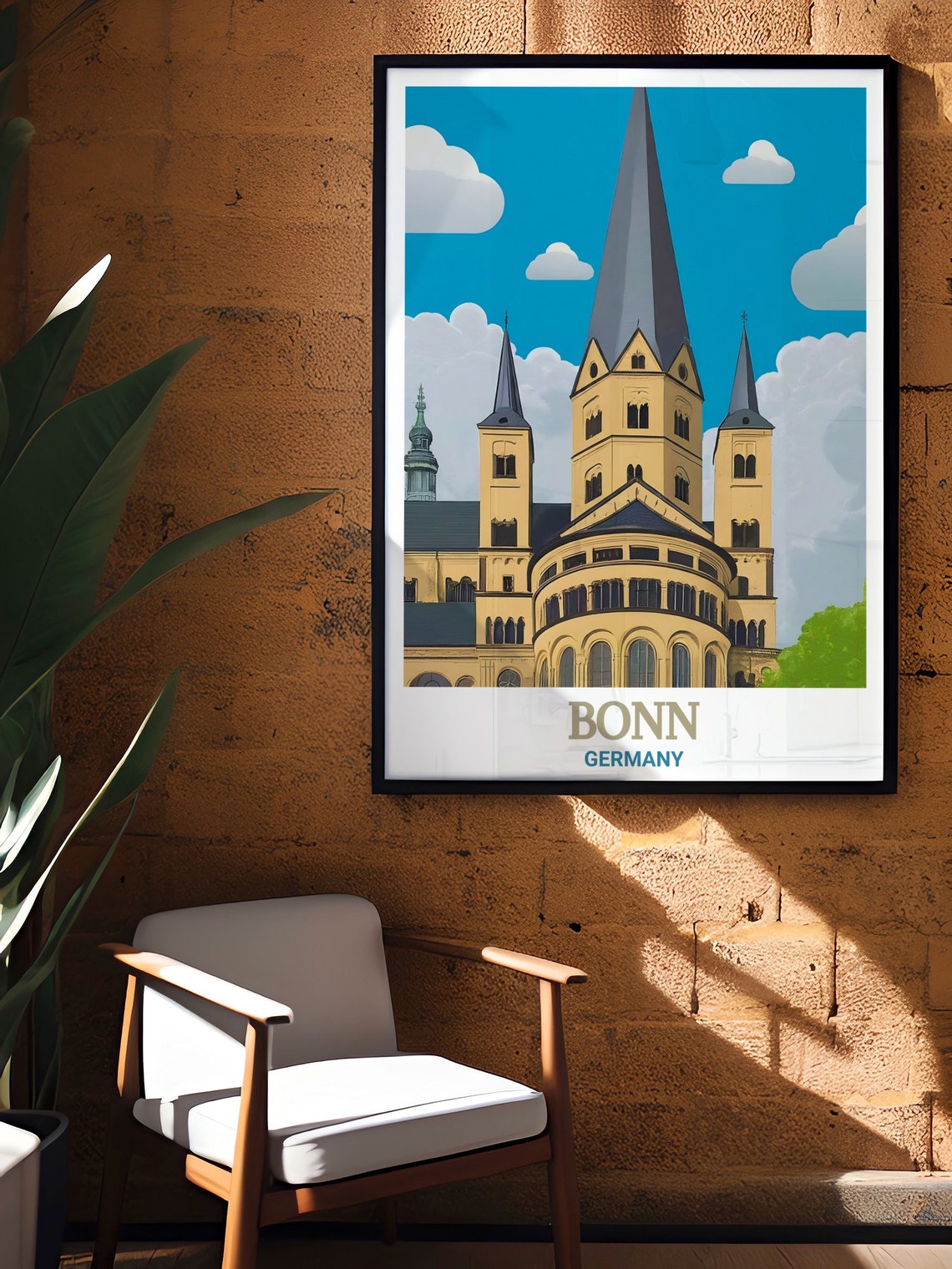 Bonn Art Collection Bonn Minster Posters Germany Wall Decor Bonn ...