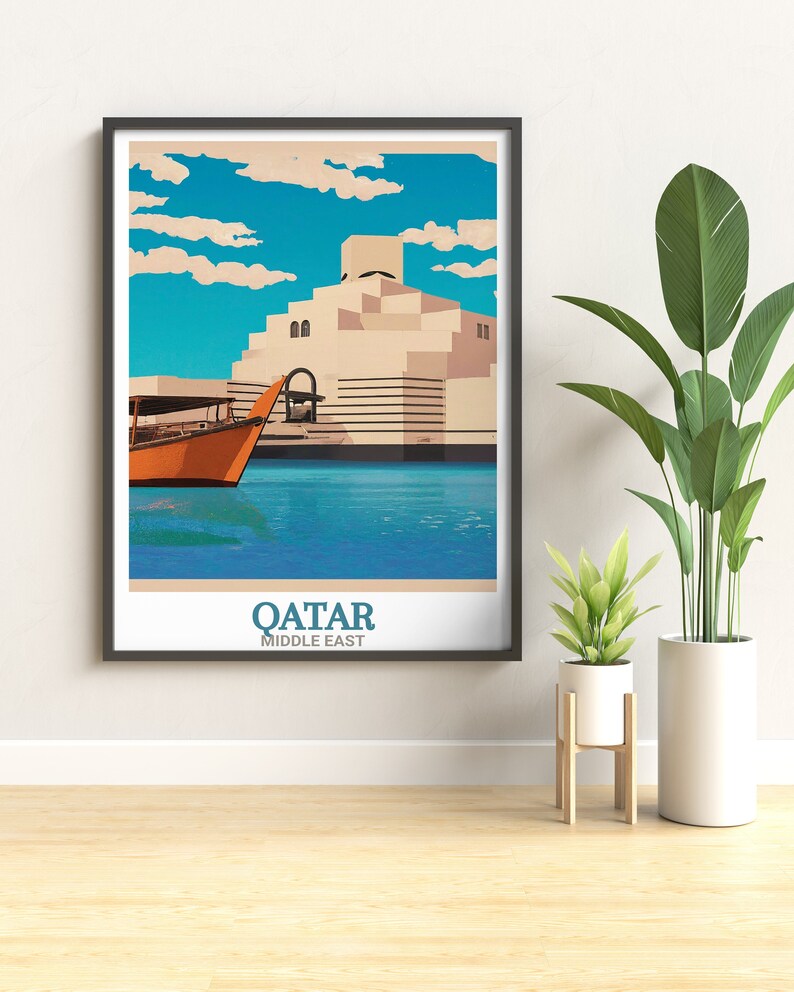 Qatar Poster - Qatar Print - Qatar Travel Poster - Museum of Islamic ...