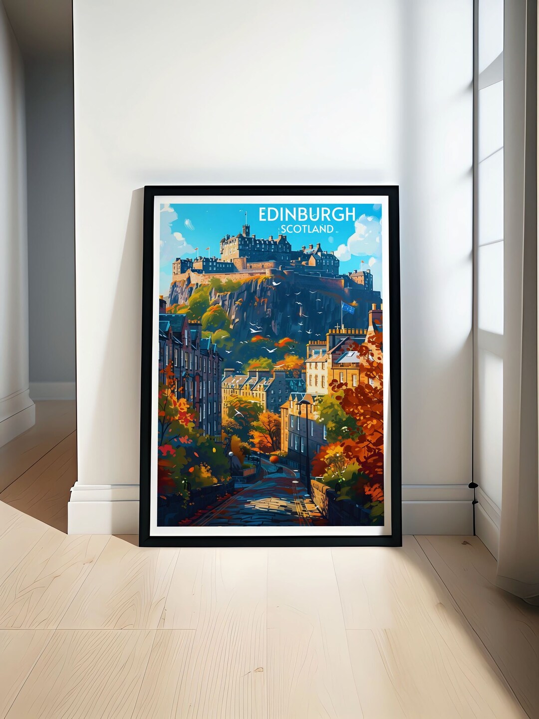 Majestic Edinburgh Castle Posters - Edinburgh Castle Art for Timeless ...
