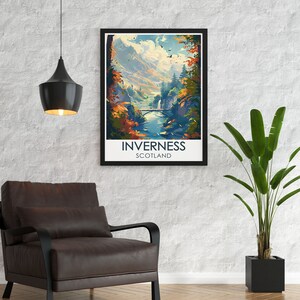 Inverness Nature Art - Ness Islands Poster - Scenic River Views ...