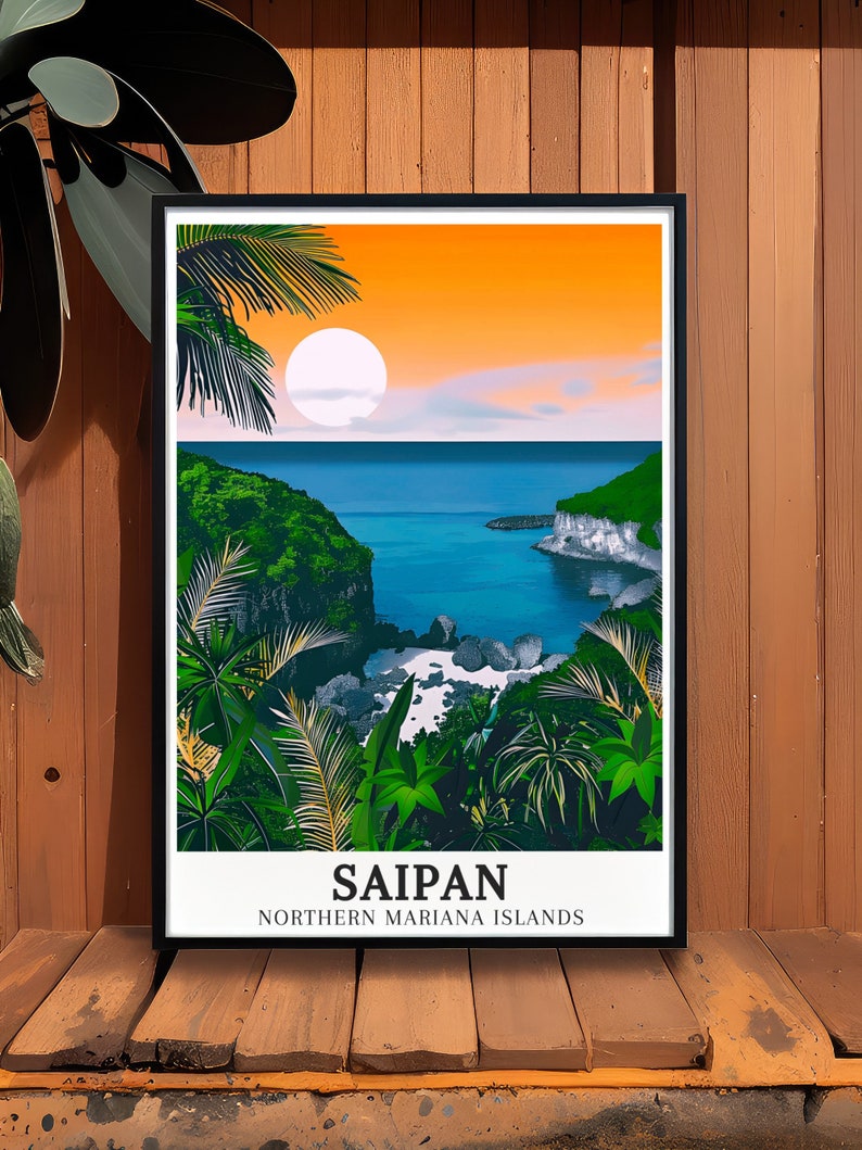 Saipan Wall Art - Framed Marine Beach Posters - Kagman Prints - Saipan ...
