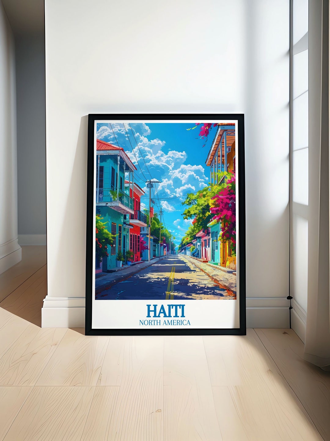 Haiti Print - Port-au-prince Print - Haiti Framed Print - Haiti Canvas ...