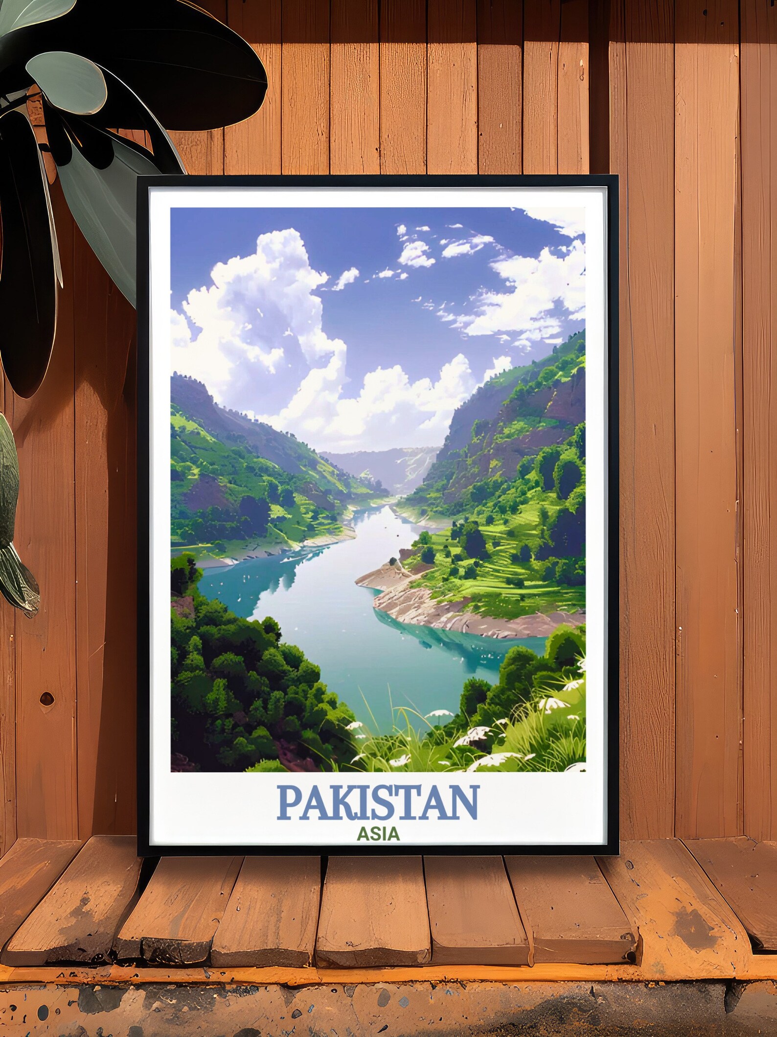 Pakistan Travel Prints Pakistan Posters and Jhelum River Art Pakistan ...