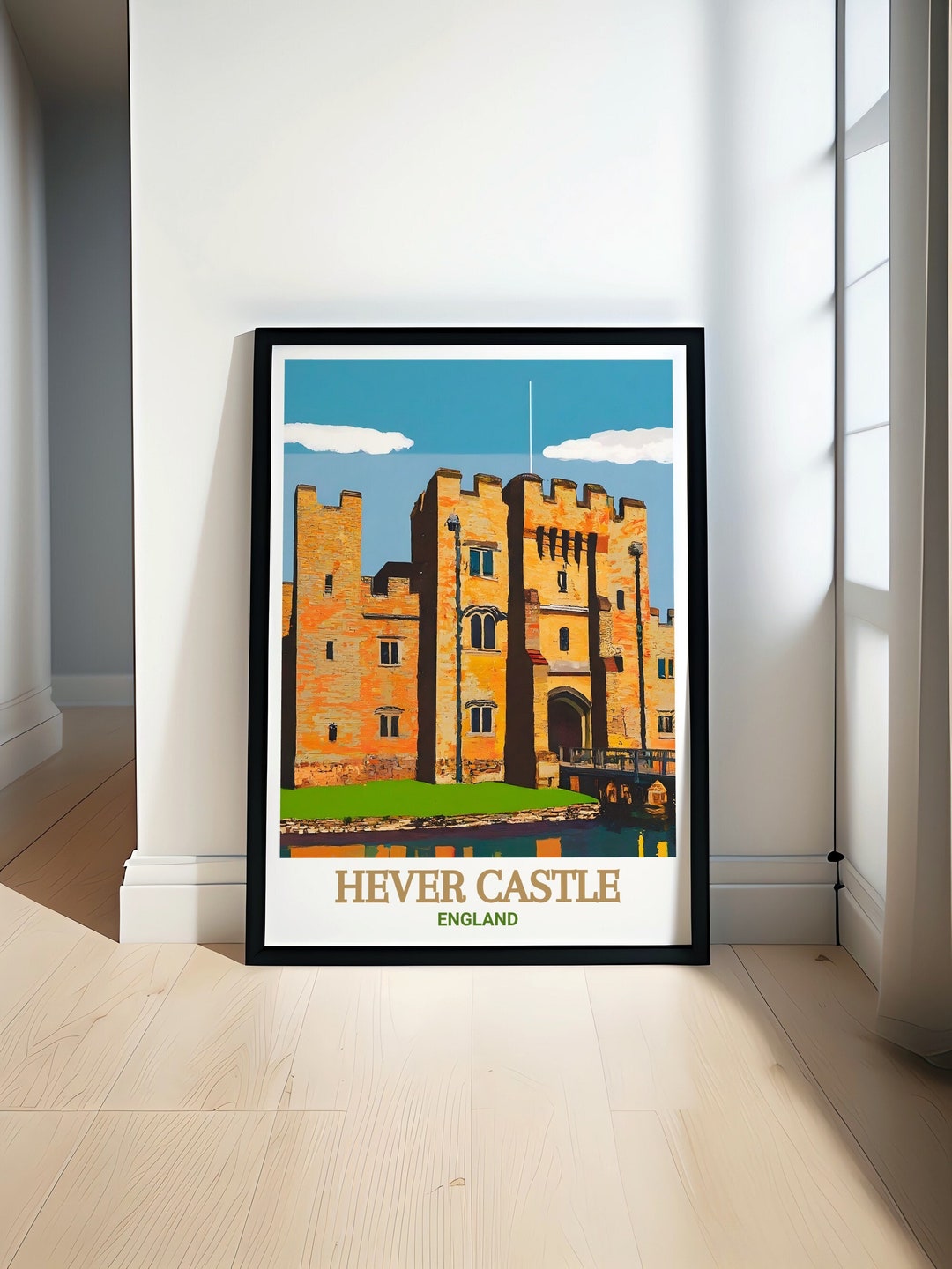Hever Castle Print - Hever Castle Poster - Hever Castle Art and UK Wall ...