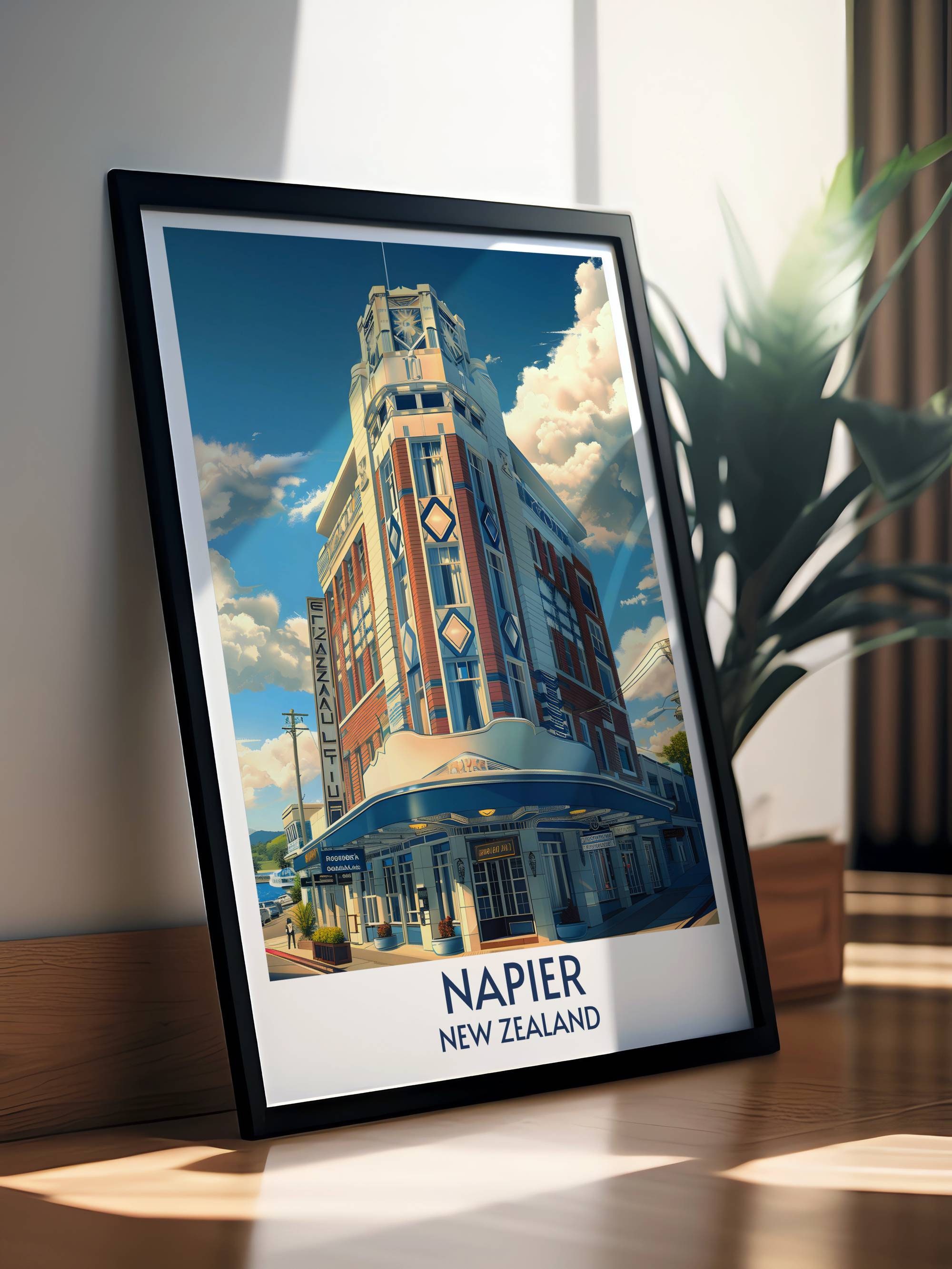 Napier Art Prints Masonic Hotel Decor Napier Print and the Masonic ...