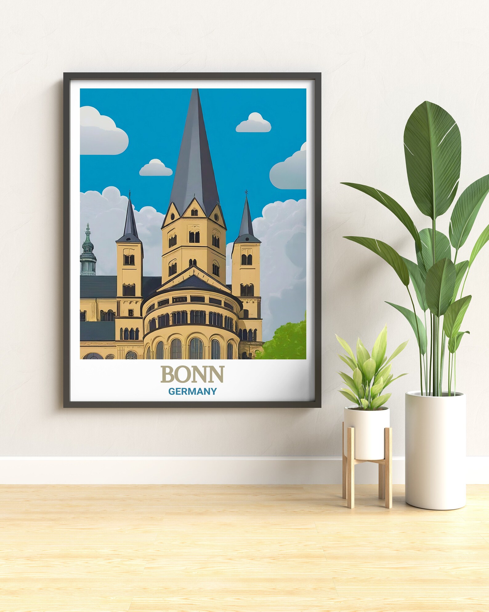 Bonn Art Collection Bonn Minster Posters Germany Wall Decor Bonn ...