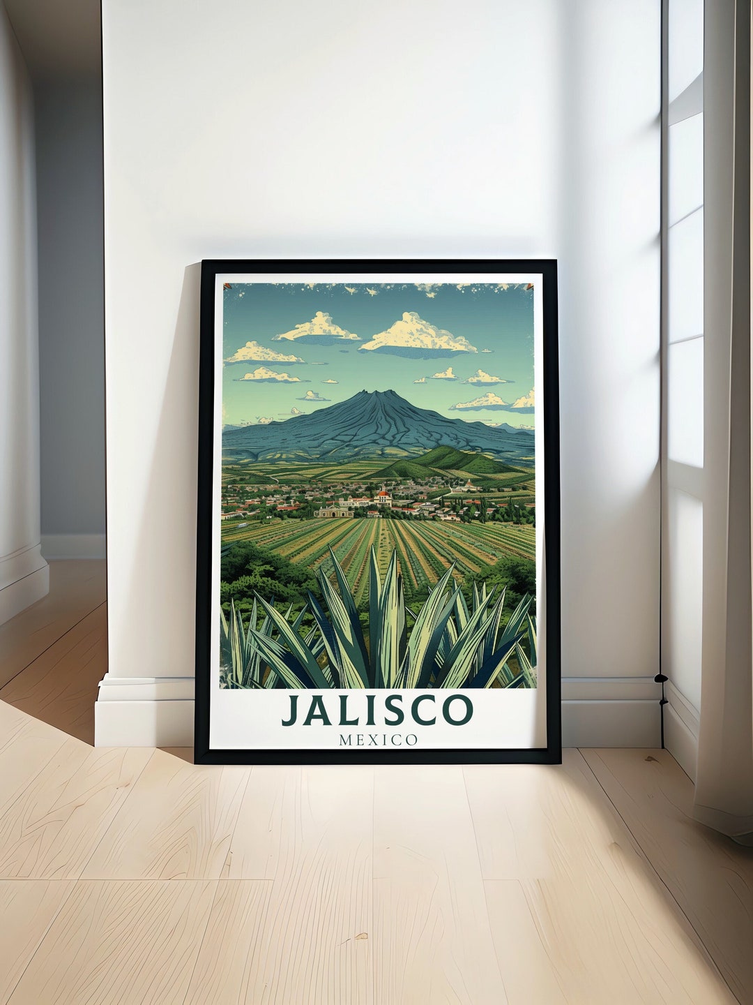 Jalisco Travel Art -tequila Landscape Posters -jalisco Artwork and ...