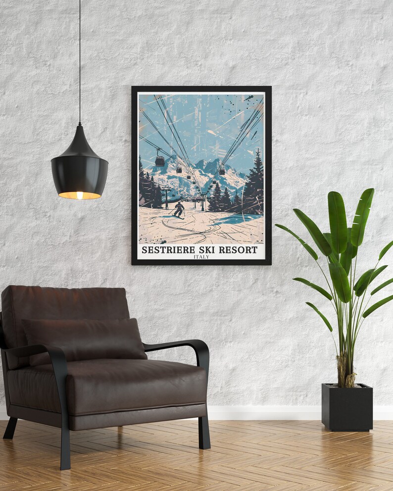 Sestriere Italy Ski Posters - Sestriere Vialattea Prints - Sestriere ...