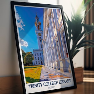 Trinity College Library Art - Campanile Art - Trinity College Library ...