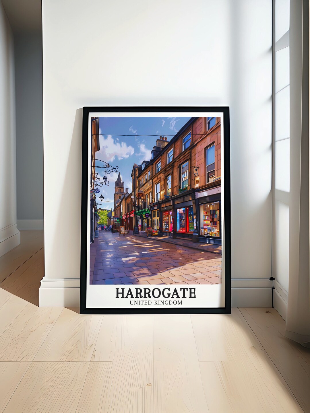Harrogate Wall Art -parliament Street and Montpellier Quarter Print ...