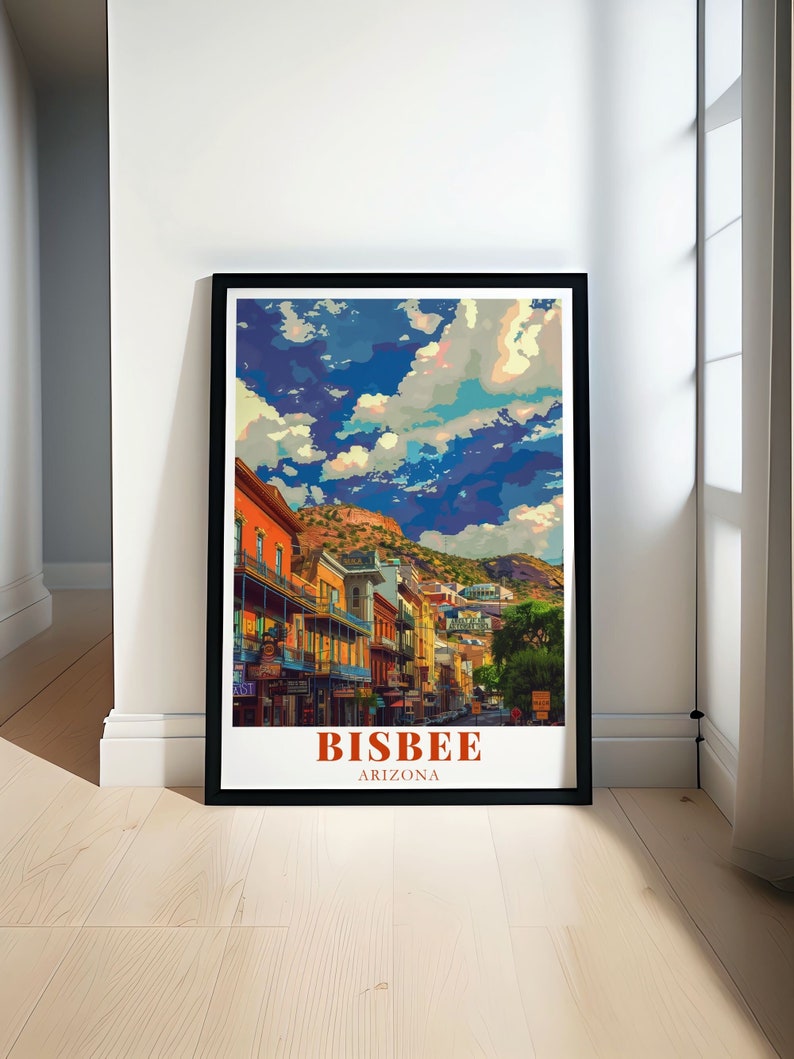 Bisbee Wall Art - Framed Historic Downtown Bisbee Artwork - Arizona ...