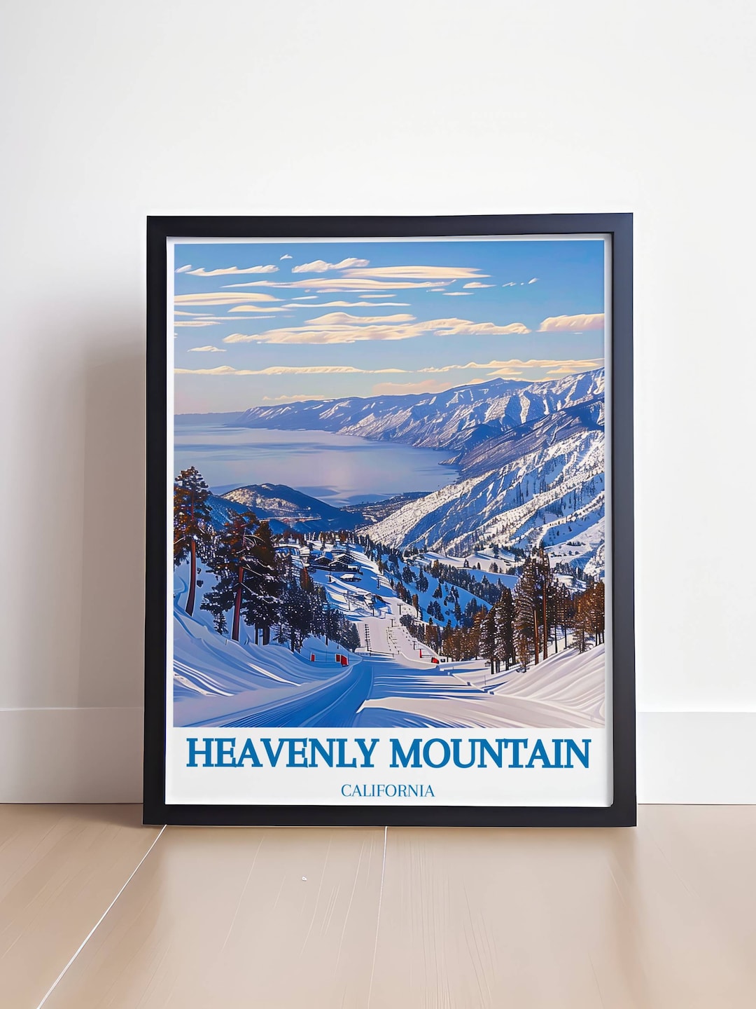 Heavenly Ski Resort Art - Heavenly Resort Art - Heavenly Ski Poster ...