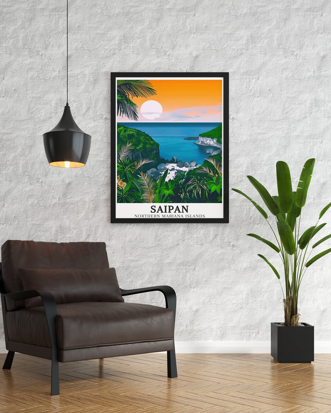 Saipan Wall Art - Framed Marine Beach Posters - Kagman Prints - Saipan ...
