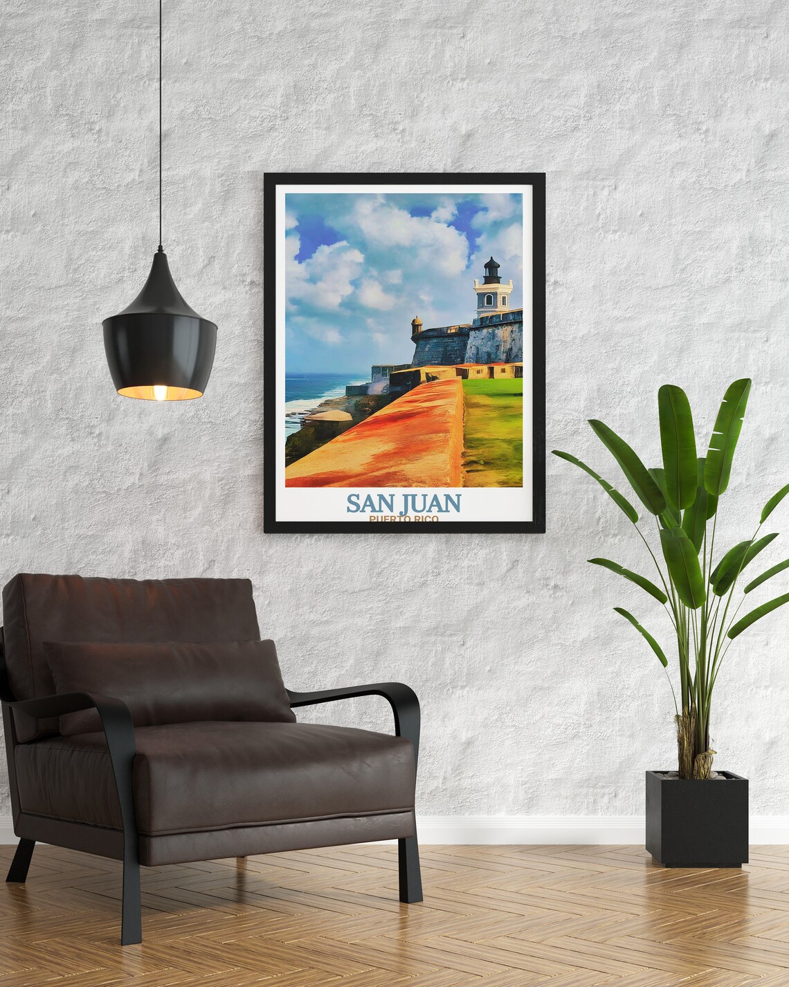San Juan Travel Posters Castillo San Felipe Del Morro Print San Juan ...