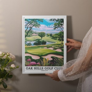 Oak Hills Golf Club Wall Art - Club House, Sutherlin Art - Club House ...