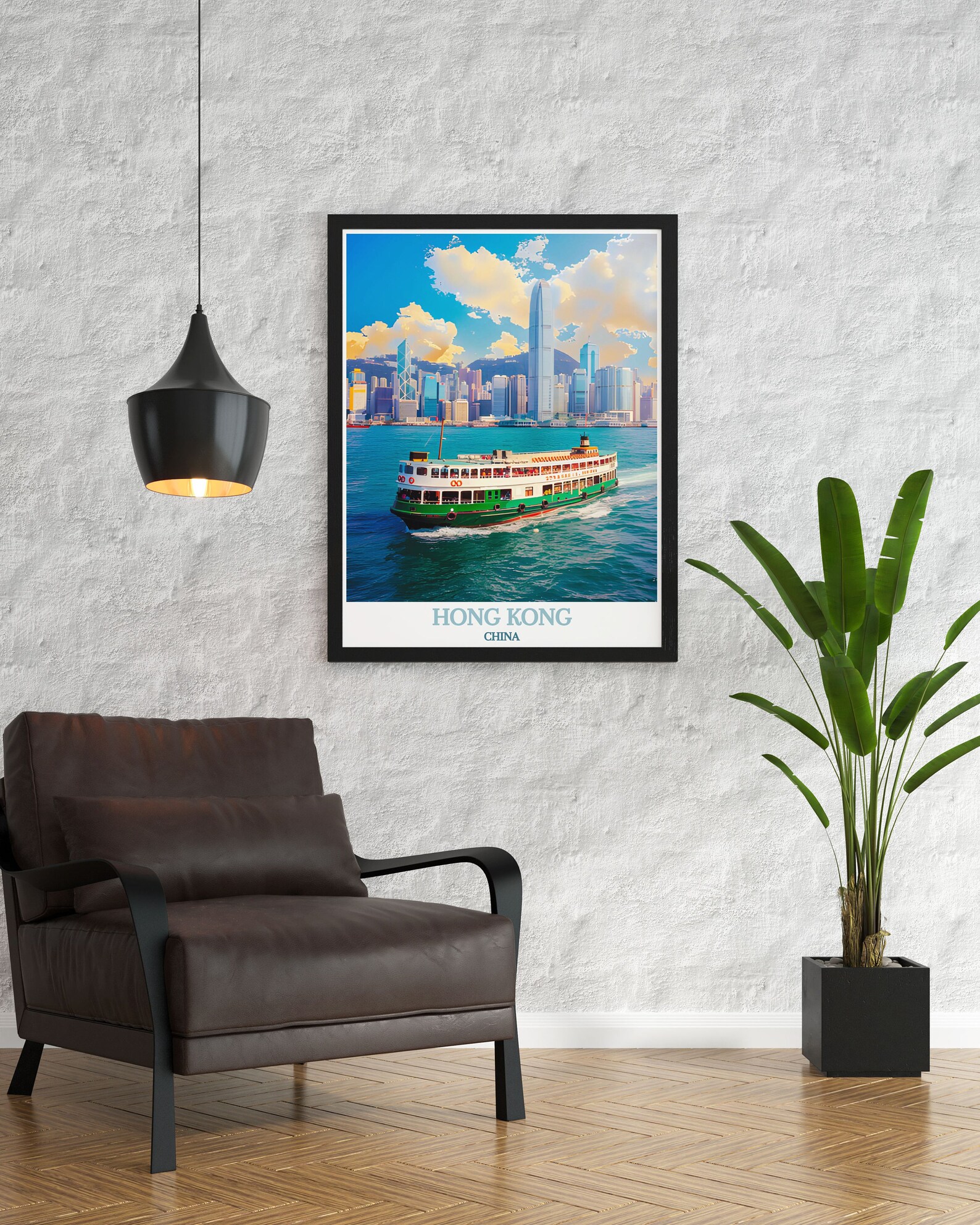 Star Ferry Hong Kong Poster -hong Kong Print -star Ferry Hong Kong ...