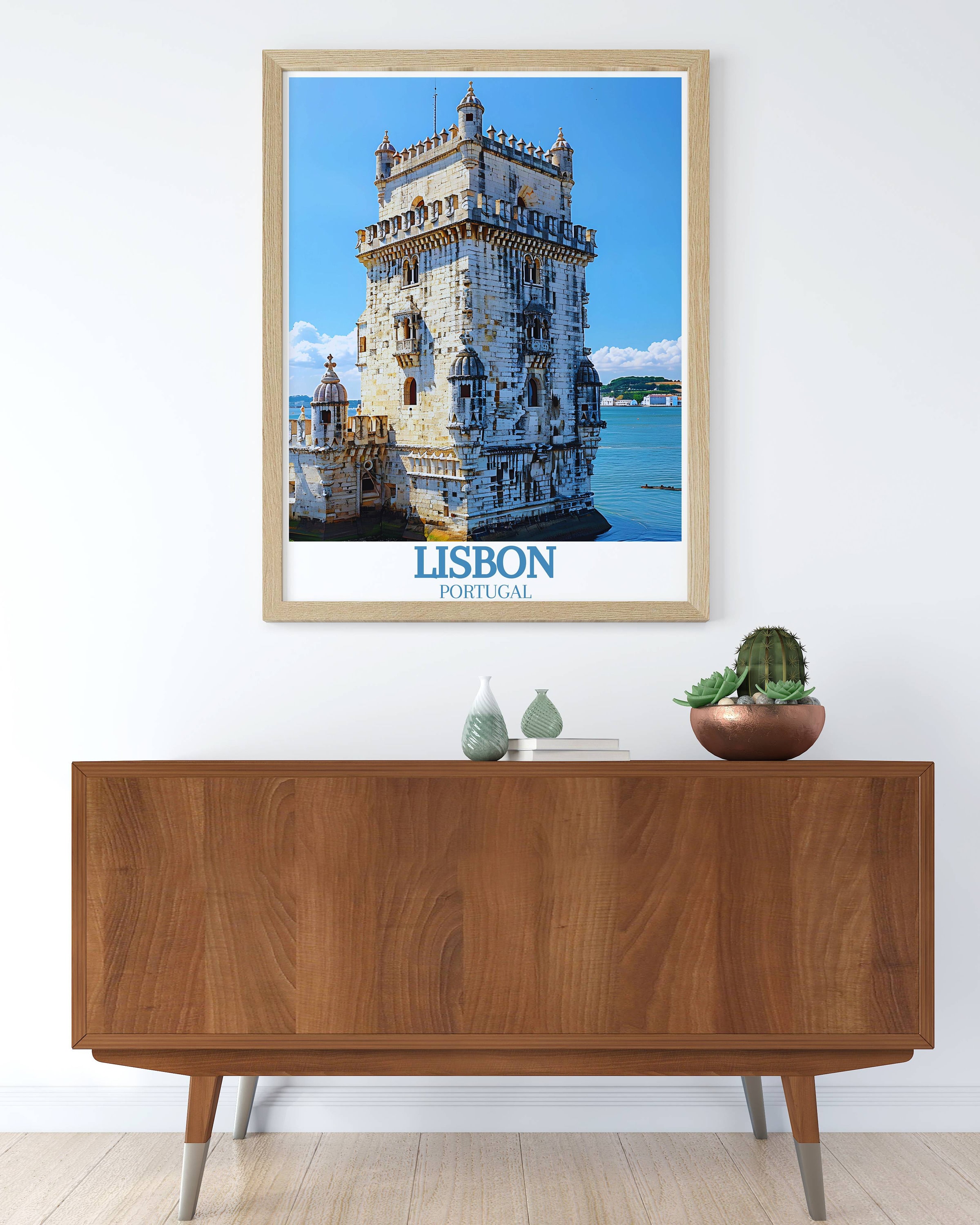 Lisbon Poster Collection Belém Tower Brilliance Iconic Portugal Art ...