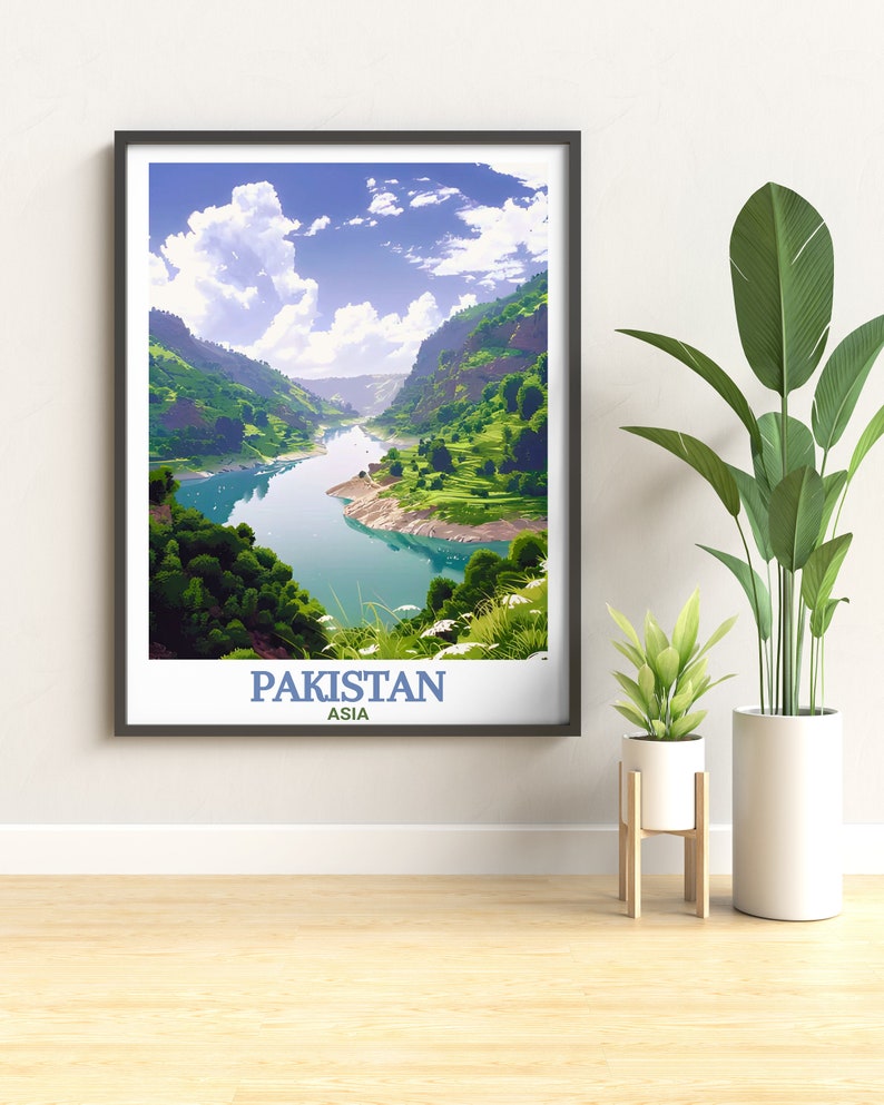 Pakistan Travel Prints Pakistan Posters and Jhelum River Art Pakistan ...