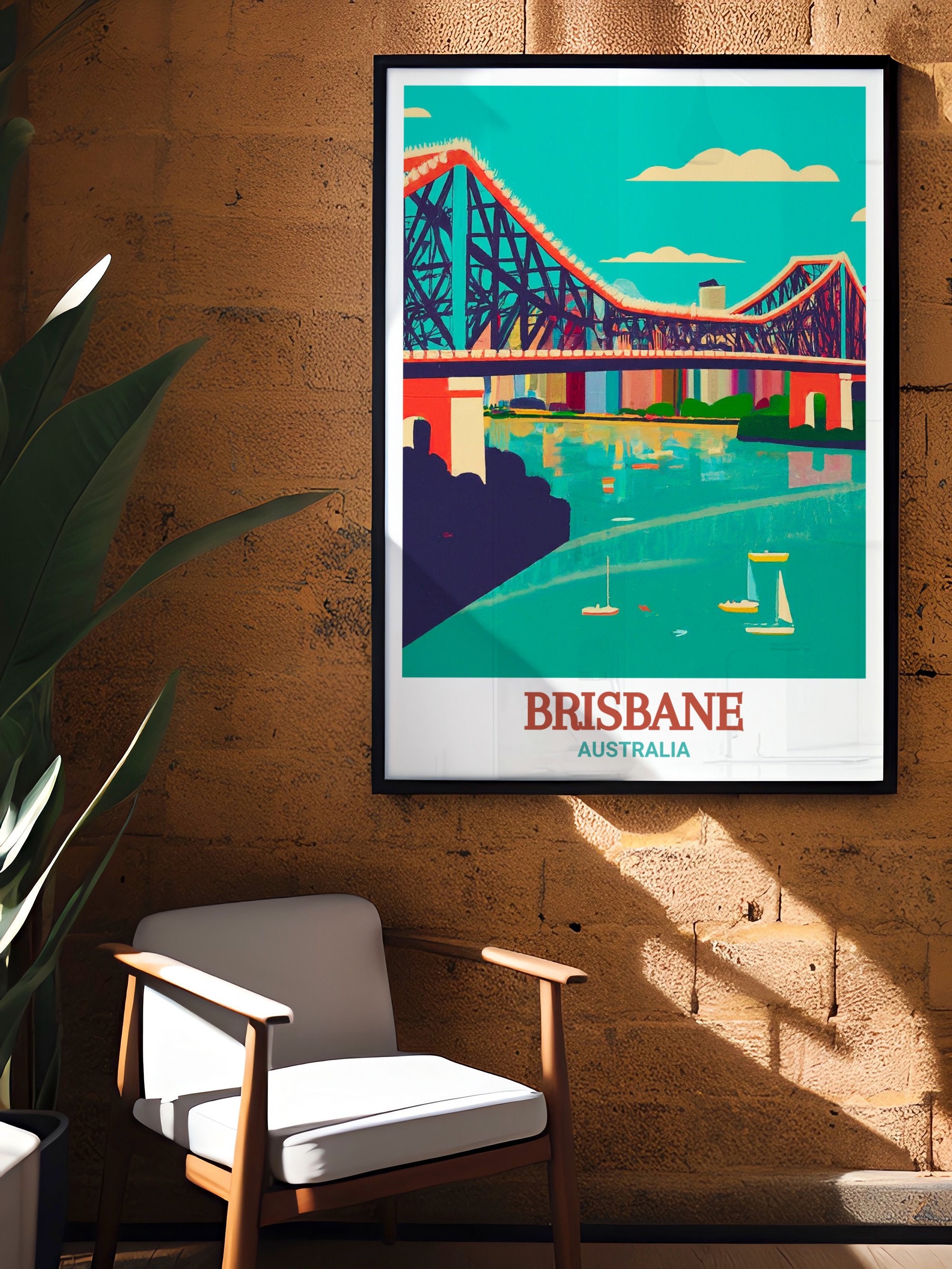 Brisbane Print - Story Bridge Australia Print - Story Bridge Poster ...