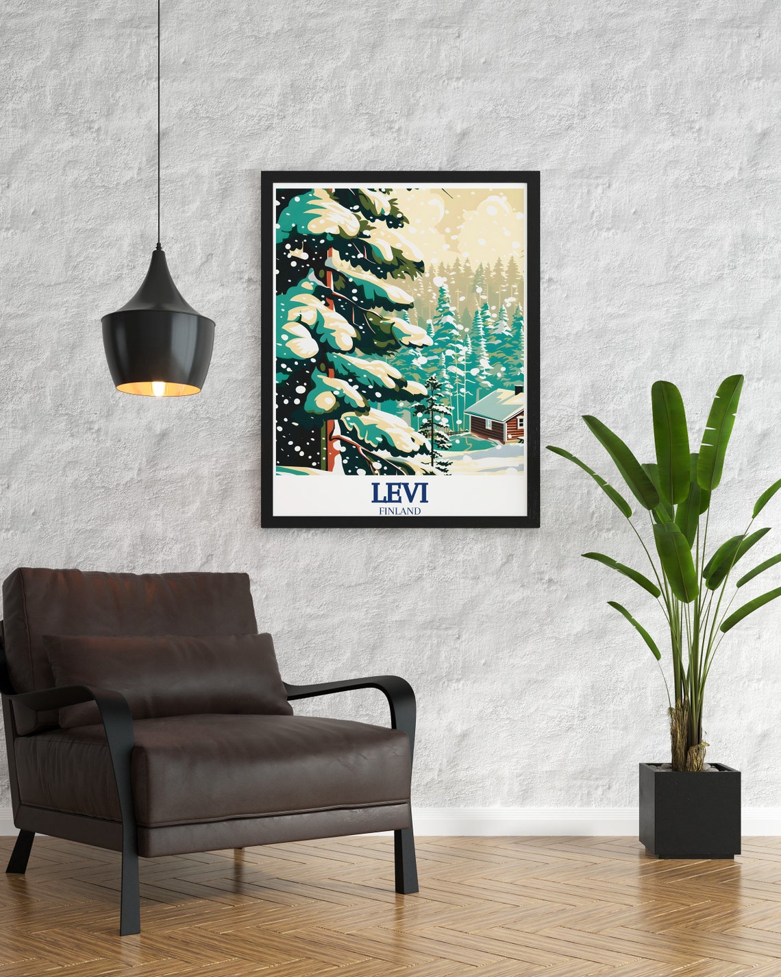 Levi Ski Resort Print - Levi Ski Resort Poster - Oy Levi Ski Resort ...