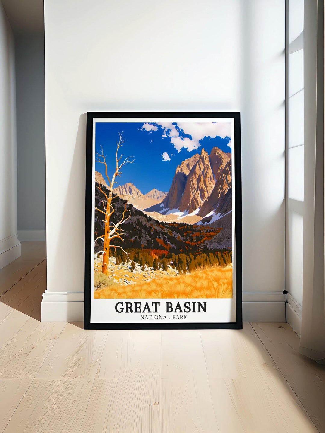 Great Basin National Park Travel Poster - Nevada Poster Print ...