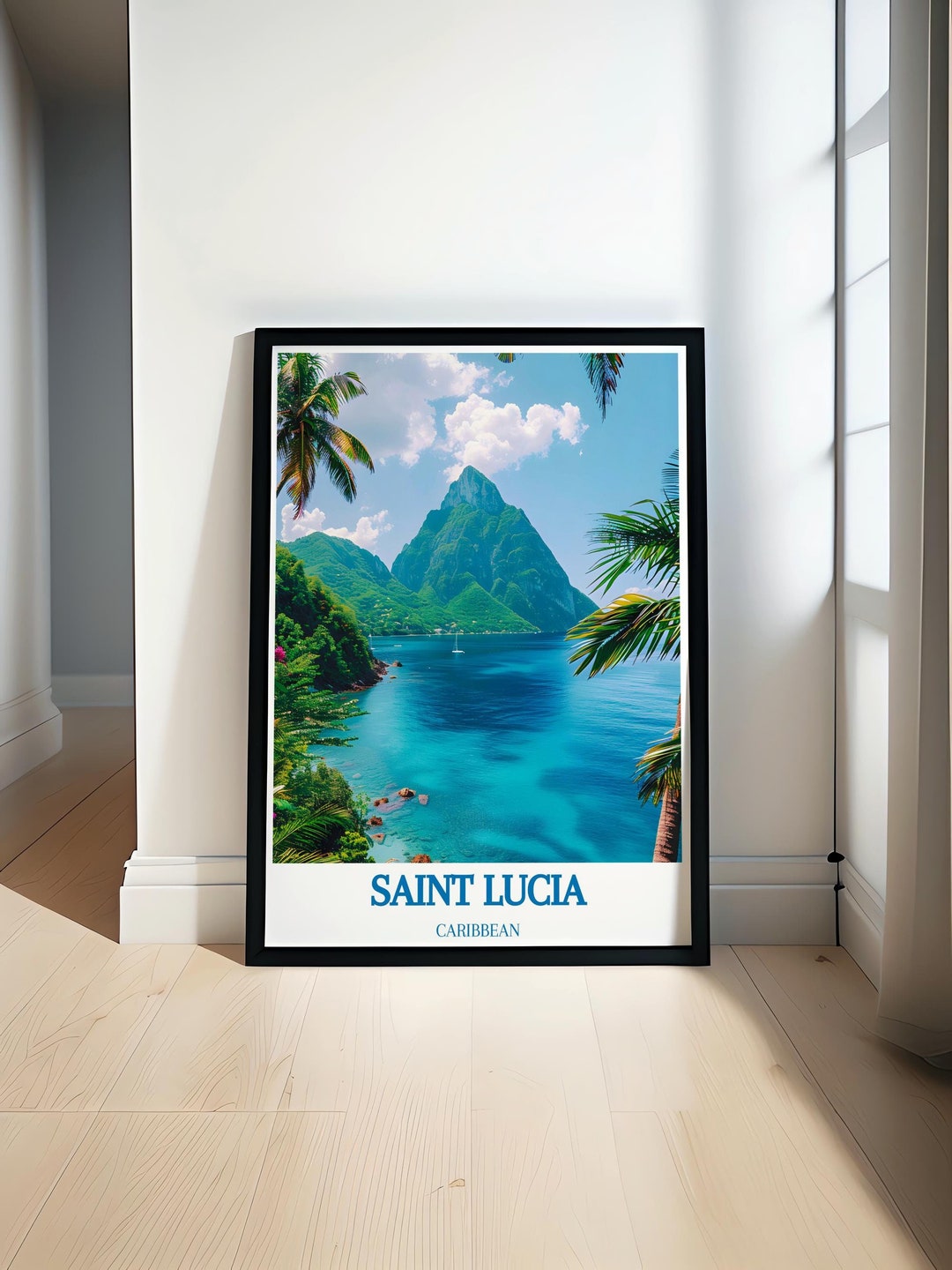 Saint Lucia Wall Art and Prints - Elevate Your Decor With Pitons Art ...