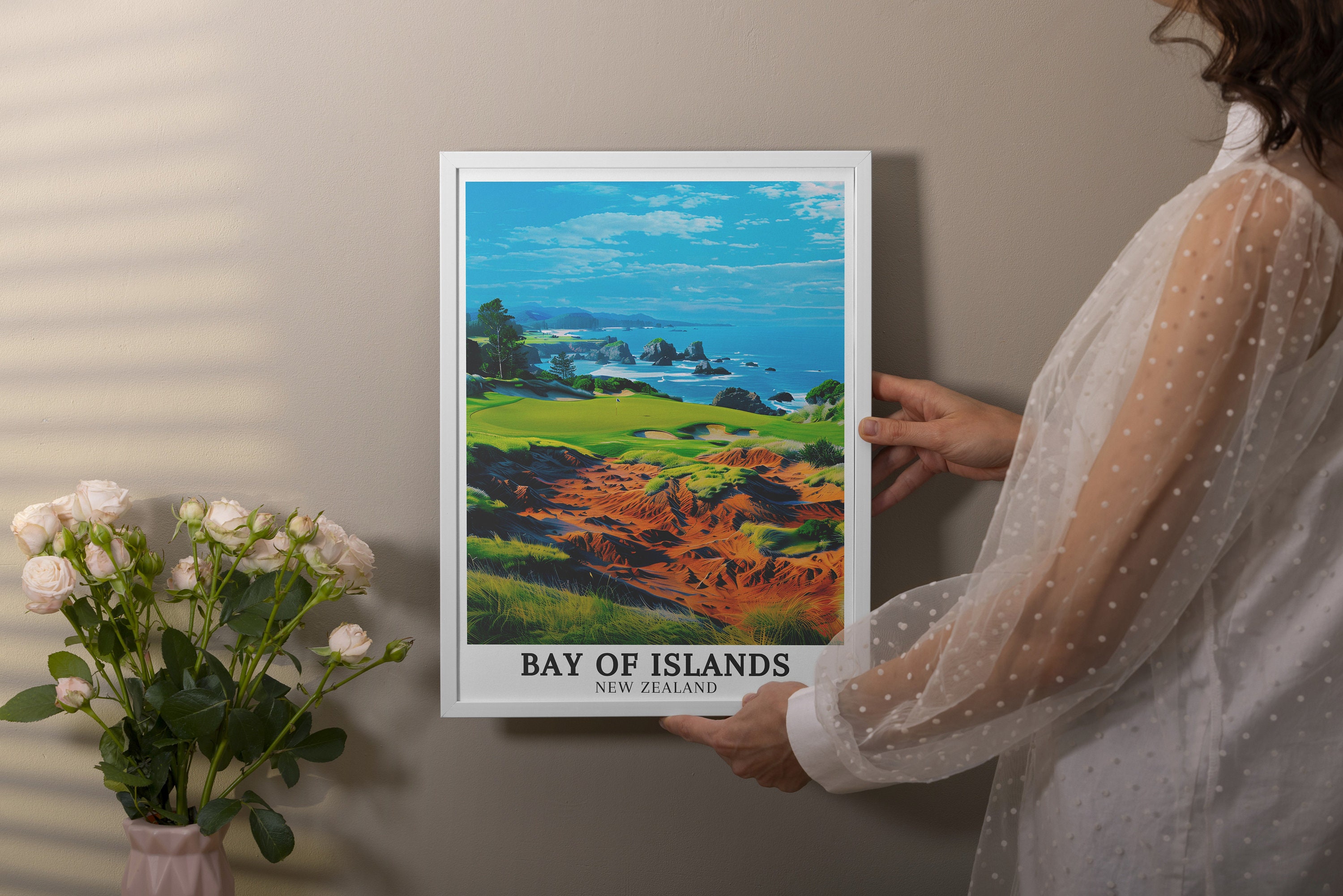Bay of Islands Art - Rosewood Kauri Poster - Kauri Cliffs Art -bay of ...