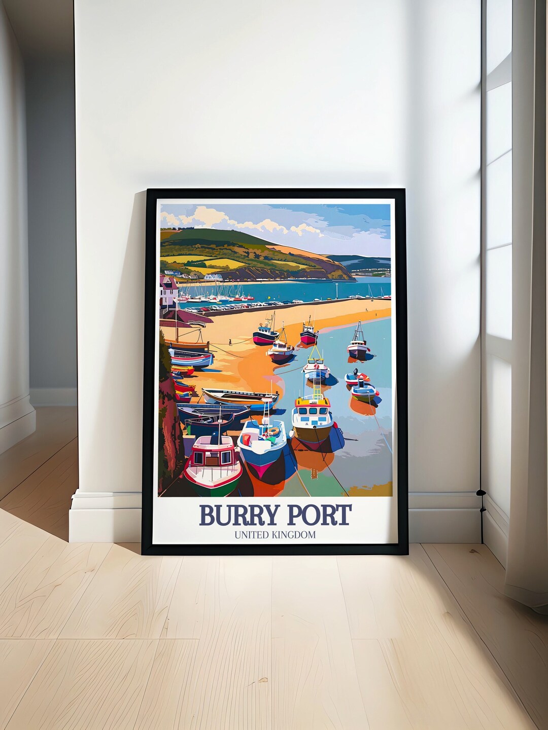 Burry Port Print - Pembrey Country Park Art Print - Pembrey Country ...