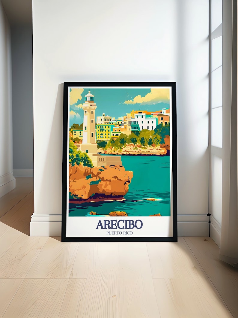 Arecibo Travel Poster Arecibo Lighthouse Wall Art for Home Decor ...