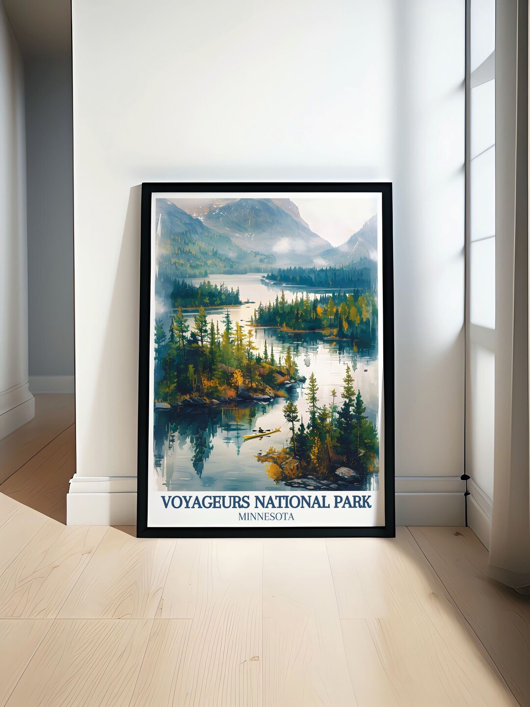 Voyageurs National Park Travel Print - Lake Kabetogama Boundary Waters ...
