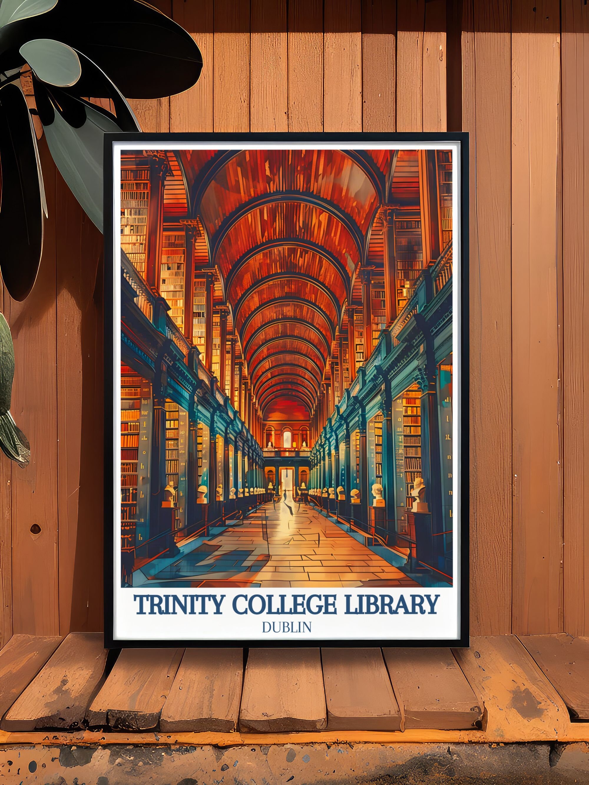 Trinity College Dublin Poster - Trinity Library Art - Old Library ...