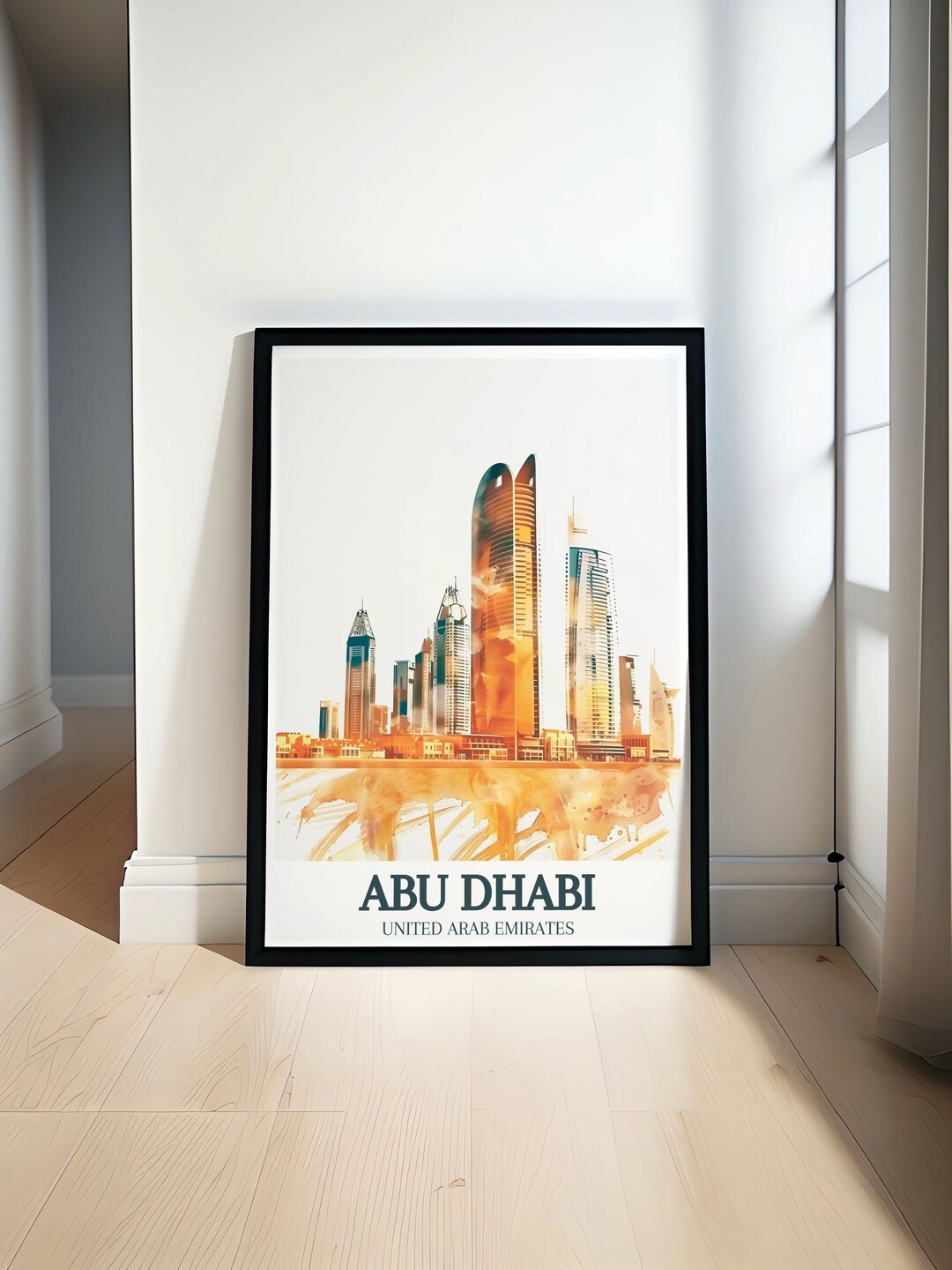 Abu Dhabi Art - Etihad Towers and Burj Mohammed Bin Rashid for Home ...